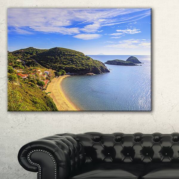 Innamorata Beach and Gemini Islets - Extra Large Seashore Canvas Art ...
