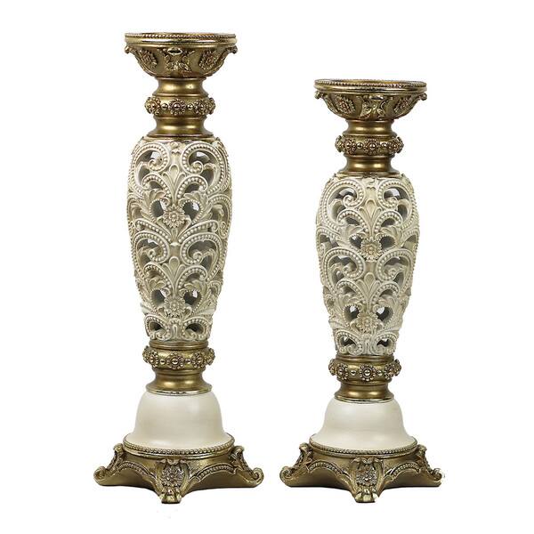 D'Lusso Designs Kayla Design Polyresin 18-inches and 16-inches High 2 ...