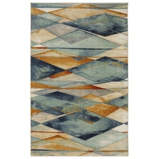 Mohawk New Wave Diamond Illusion Multi Area Rug (5' x 7') - 5' x 7 ...