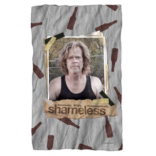 Shameless/Bottles Fleece Blanket in White - Bed Bath & Beyond - 12246171