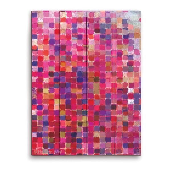 'Rose Mosaic' Wood Wall Graphic - Bed Bath & Beyond - 12262941