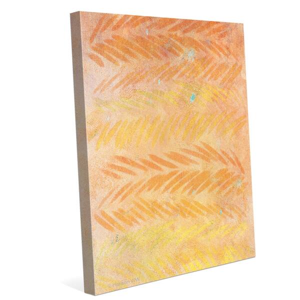 'Amber Leaves' Wall Graphic on Canvas - Bed Bath & Beyond - 12263988