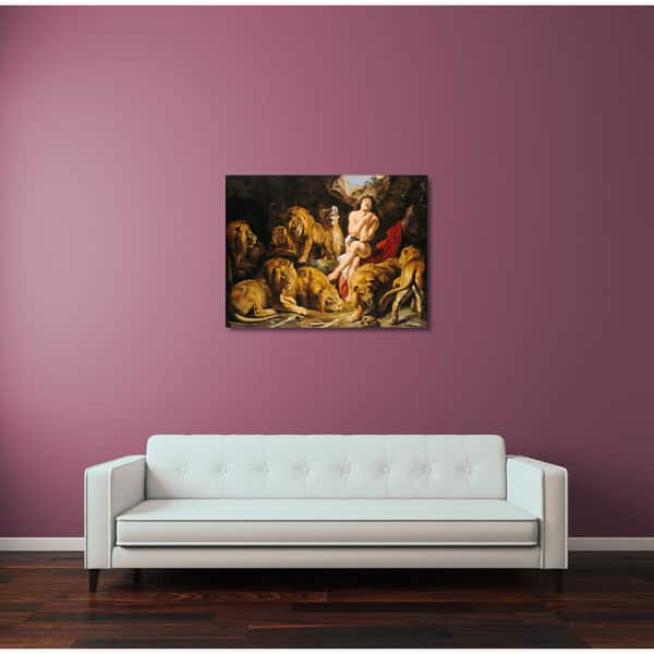 Classic Masters Rubens Paul Peter 'Daniel in the Lions Den' Gallery ...