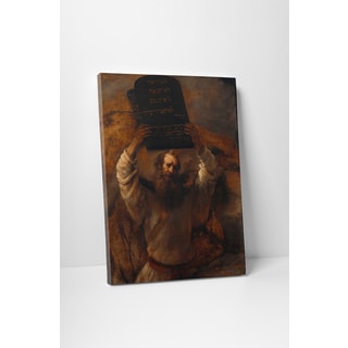 Classic Masters Rembrandt 'Moses with The Ten Commandments' Gallery ...