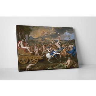 Classic Masters Nicolas Poussin 'The Triumph of Bacchus' Gallery-wrapped Canvas Wall Art - Bed ...