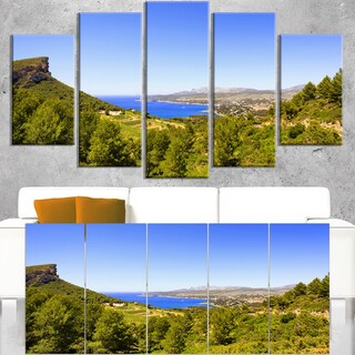 Cassis Bay from Route des Cretes - Oversized Landscape Wall Art Print ...