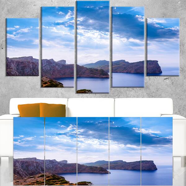 Majorca Formentor Cape Rocks - Extra Large Seascape Art Canvas - Bed ...