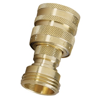 Nelson 50336 Brass Quick Connector Set - Bed Bath & Beyond - 12305517