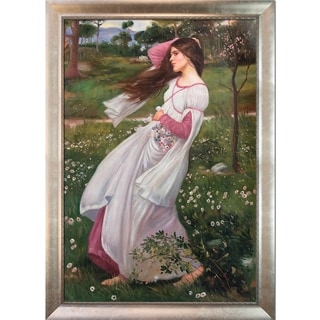 La Pastiche John William Waterhouse 'Windflowers, 1902' Hand Painted ...