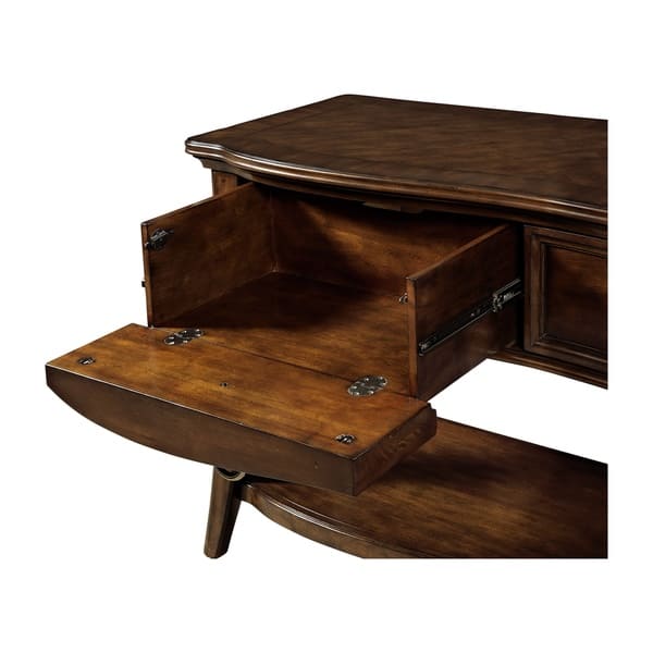 Broyhill Elaina Cherry Wood Console Table - Bed Bath & Beyond - 12309034