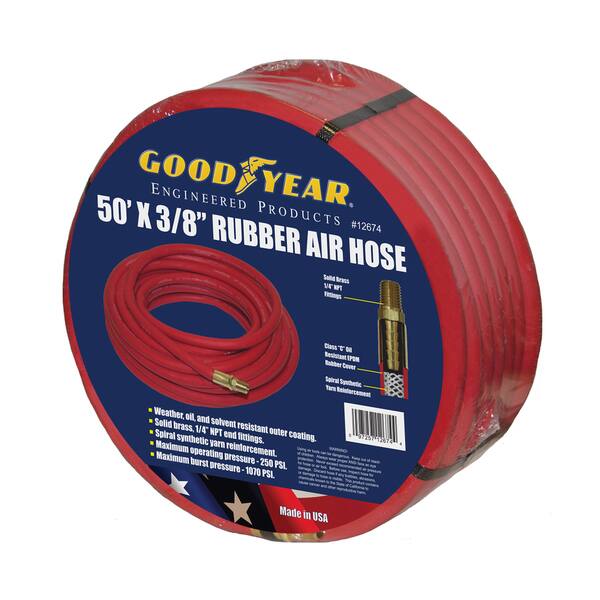 GoodYear Rubber/Brass Portable Air Hose - Bed Bath & Beyond - 12319106