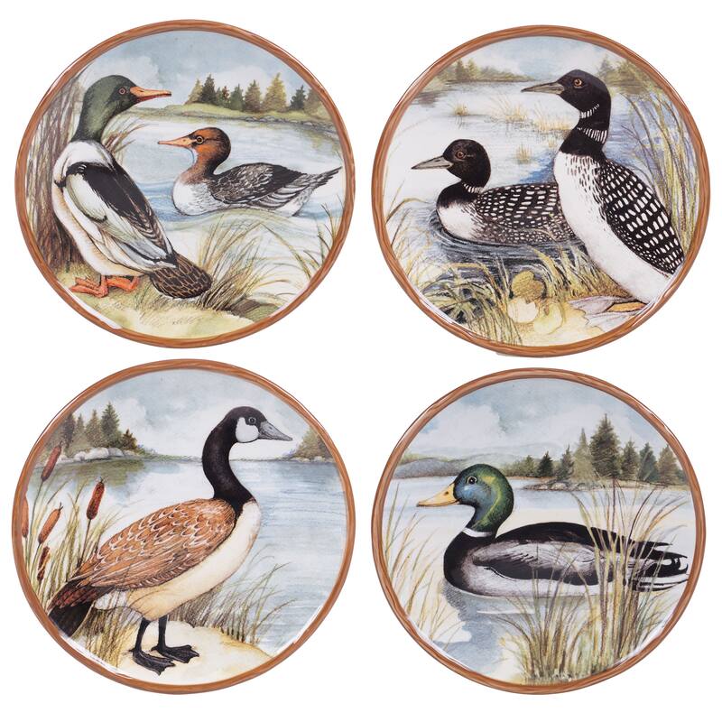 Certified International Lake Life Salad/ Dessert Plates (Pack of 4 ...
