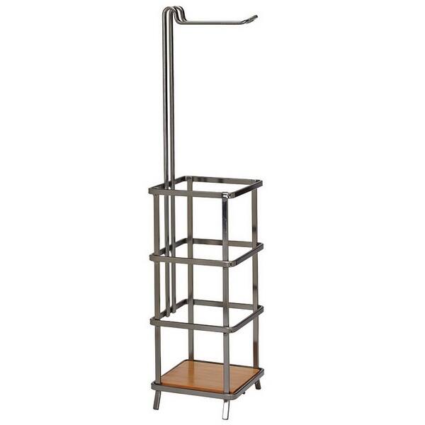 Laura Ashley Iron and Natural Bamboo Toilet Tissue Reserve and ...