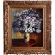 La Pastiche Claude Monet 'Asters, 1880' Hand Painted Framed Canvas Art ...