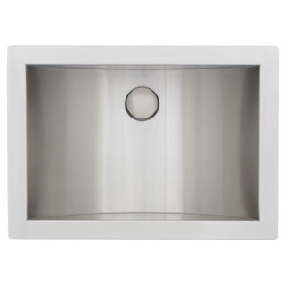 Zero Edge Arcane Handcrafted 18-Gauge Stainless Steel Sink - Bed Bath ...