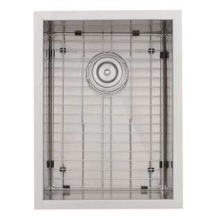 Zero Edge Cardinal 18-gauge Handcrafted Stainless Steel Sink - Bed Bath ...