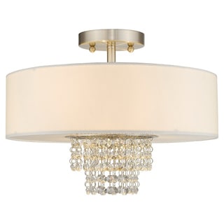 Semi-Flush-Silver Semi-Flush - Silver - Bed Bath & Beyond - 12365221