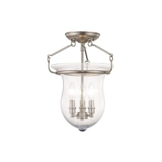 Semi-Flush-Silver Semi-Flush - Silver - Bed Bath & Beyond - 12366121