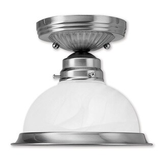 Semi-Flush-Silver Semi-Flush - Silver - Bed Bath & Beyond - 12366242