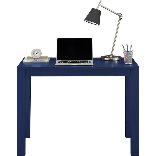 Ameriwood Home Parsons Navy Desk with Drawer - Bed Bath & Beyond - 12369516