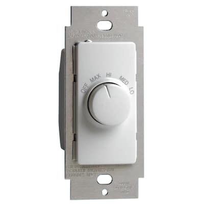 Leviton 101-RTF01-10Z IllumaTech Quite Step Electro-Mechl Rotary Fan ...