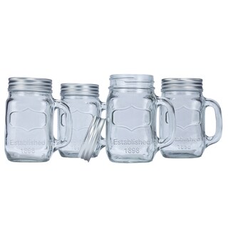 Euro-Ware Glass Mason Jar Mugs (Set Of 4) - Bed Bath & Beyond - 12371941