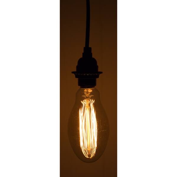 10-foot Black Single Light String Socket with On/Off Switch - Bed Bath ...