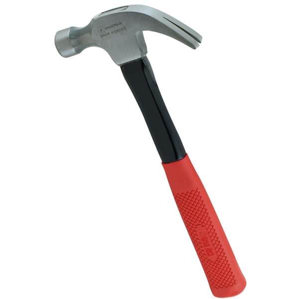 Great Neck HG16C Claw Hammer Hi-Visibility Fiberglass Handle - Bed Bath ...