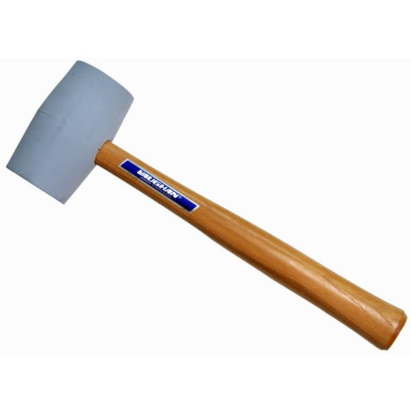 Vaughan RM18DB 18 Oz Non-Marring Rubber Mallet With 10-1/2" Hickory ...