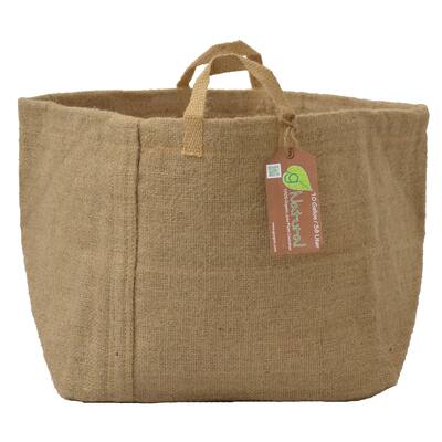 Geopot GNAT10GAL-HN 10 Gal Organic Jute Plant Container - Overstock ...