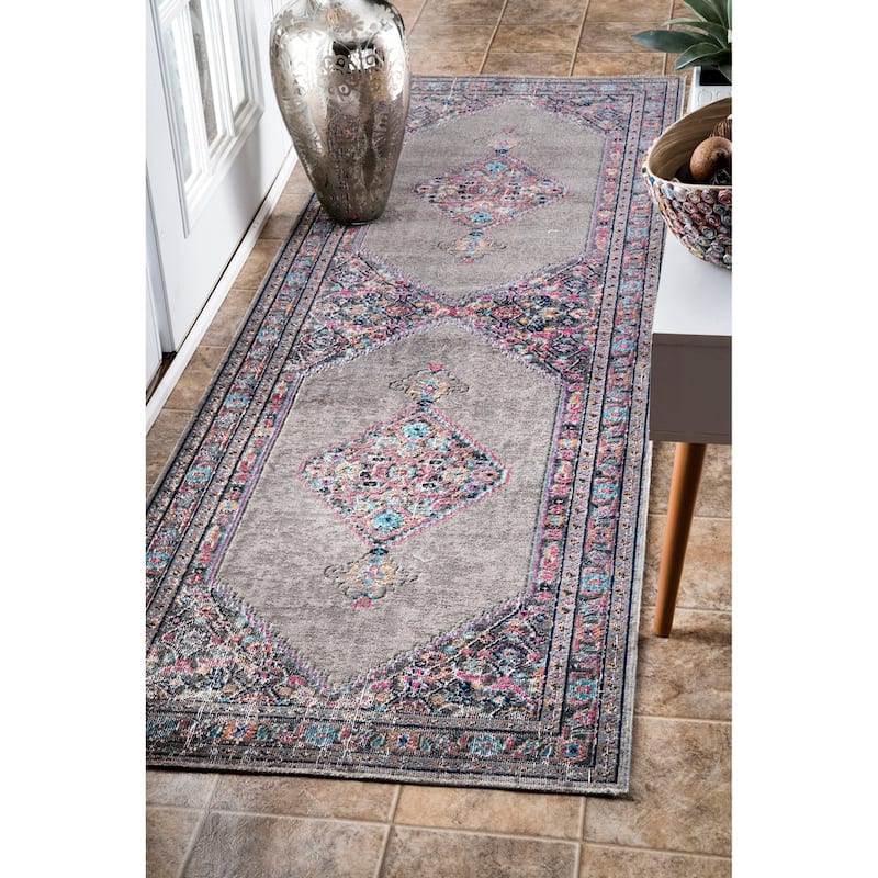 Nuloom Boho Vintage Persian Border Area Rug - On Sale - Overstock ...
