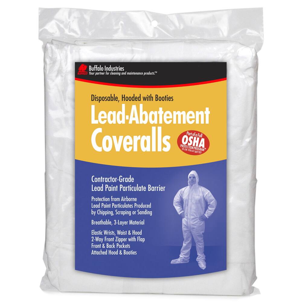 Buffalo 68443 Extra Extra Large Disposable Lead Abatement Coveralls ...