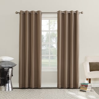 Sun Zero Emden Room Darkening Triple Lined Grommet Curtain Panel - Bed ...