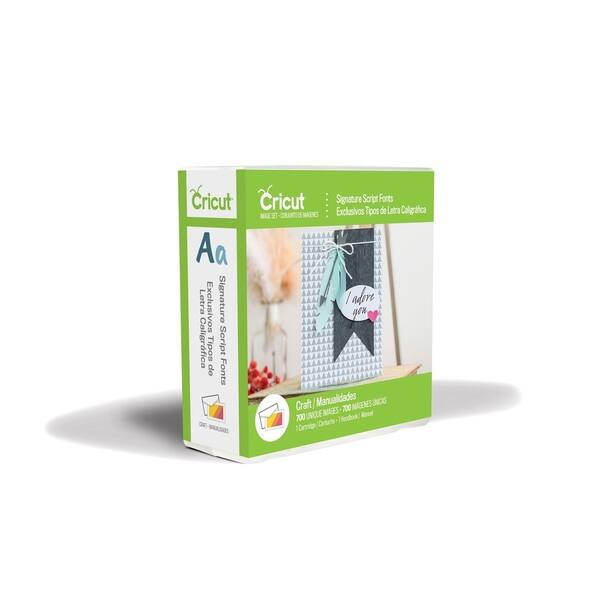 Cricut Signature Script Fonts Cartridge - Bed Bath & Beyond - 12390733