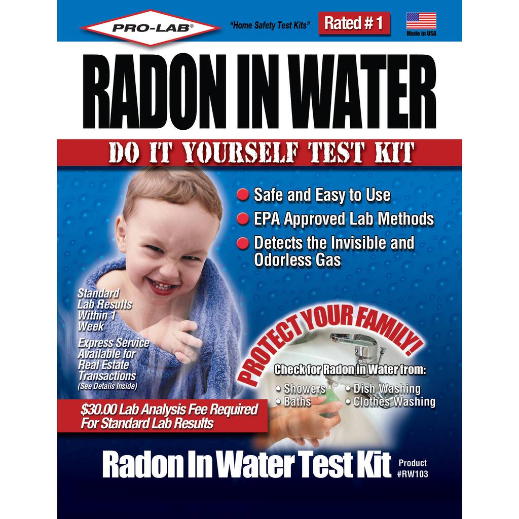 Pro Lab RW103 Radon In Water Do It Yourself Test Kit - Overstock - 12393254