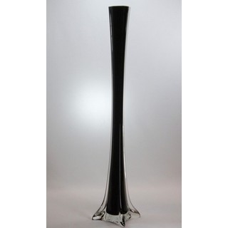 20-inch with 1-inch Opening Black Tower Vase - Bed Bath & Beyond - 12396091
