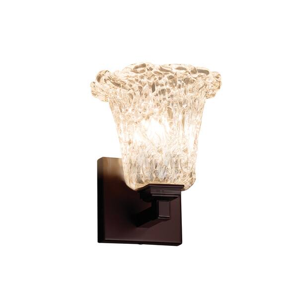 Justice Design Veneto Luce Regency 1-light Dark Bronze Wall Sconce ...