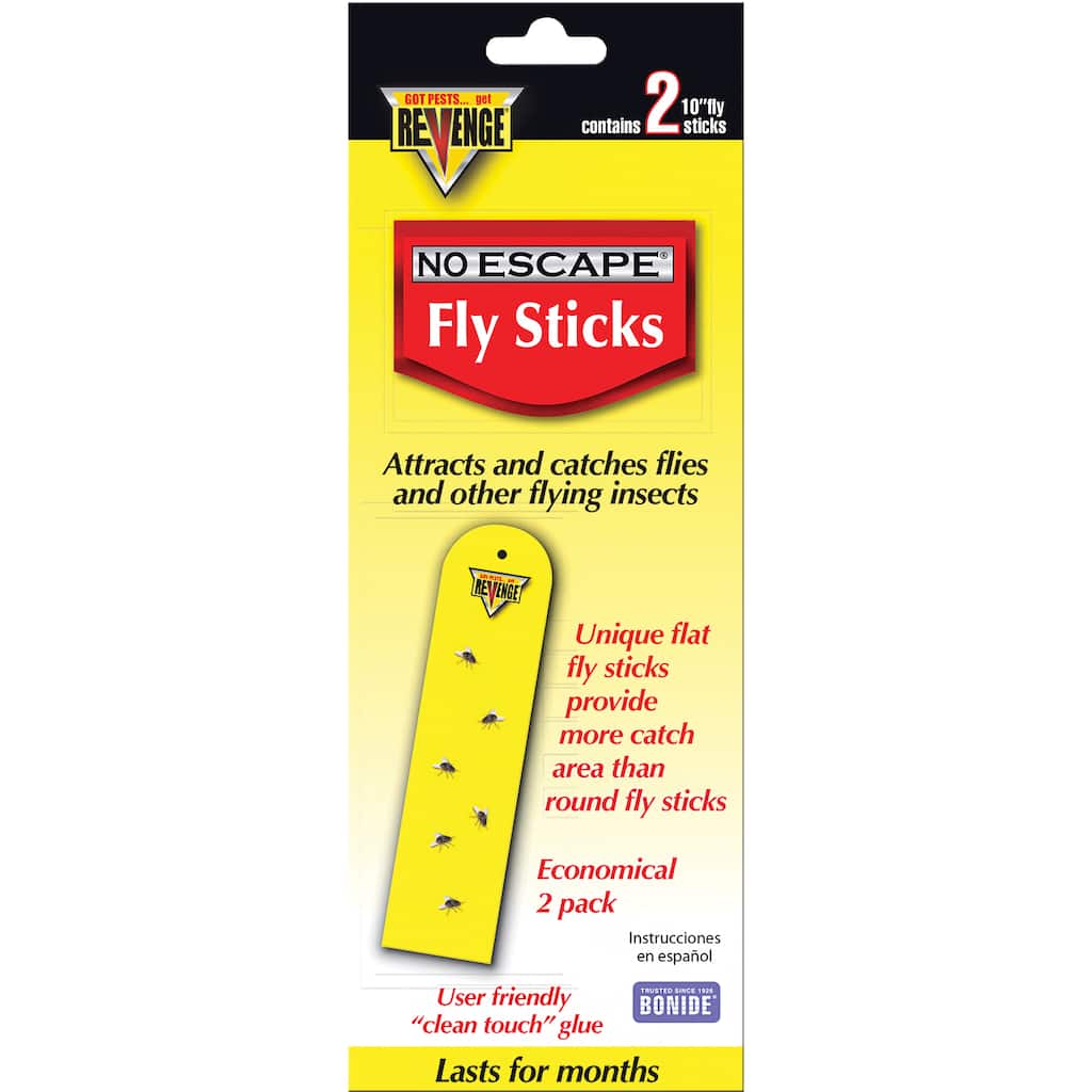 Bonide 46190 10-inch Revenge Fly Stick 2-count - Overstock - 12397517