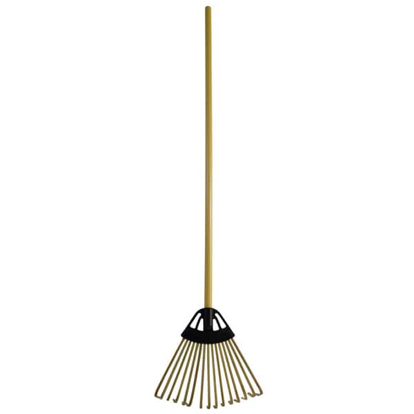 Flexrake CFP10 10-inch Deluxe Reinforced Bamboo Rake with36-inch ...