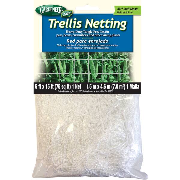 Gardeneer TPSM-15 5-foot X 15-foot Heavy-Duty Tangle-Free Trellis ...