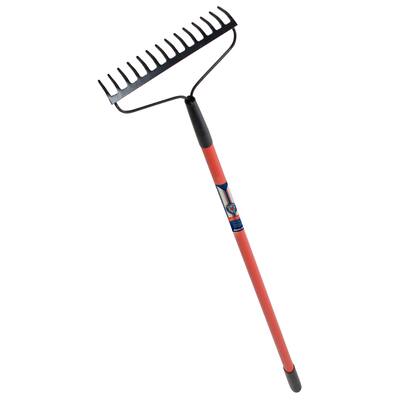 True Temper 1849900 True American Fiberglass Handle Bow Rake ...