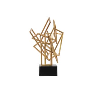 Urban Trends Collection Gold Metal Cascading Rectangles Sculpture - Bed ...