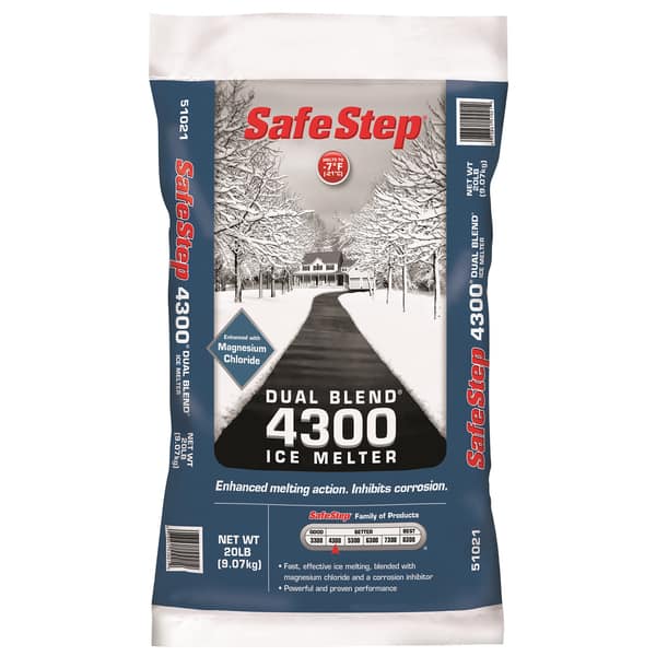 Safe Step 51021 20-Pound Poly Bag Safe Step Dual Blend 4300 Ice Melter ...