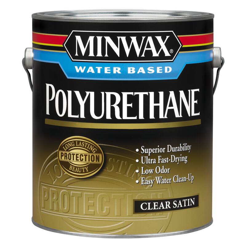 Minwax 63025 1 Quart Minwax Water Based Satin Polyurethane - Overstock ...