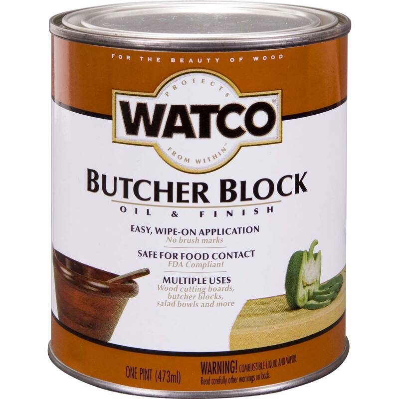 Watco 241758 1 Pint Butcher Block Oil & Finish - Overstock - 12429476