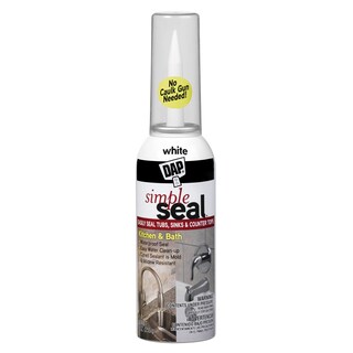 Dap 18772 9 Oz White Simple Seal Kitchen & Bath Sealant - Bed Bath ...