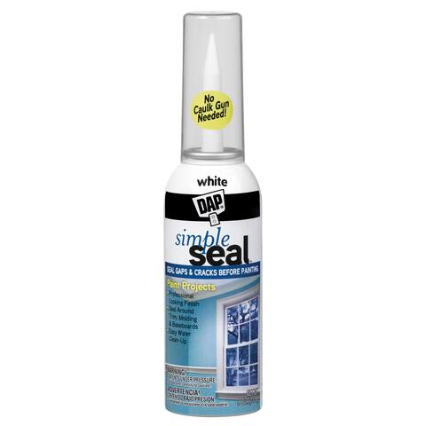 Dap 18774 9 Oz White Simple Seal Paint Projects Sealant - Overstock ...