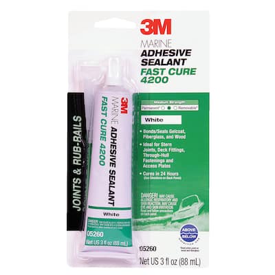 3M 05260 Marine Adhesive/Sealant Fast Cure 4200 - Overstock - 12433738