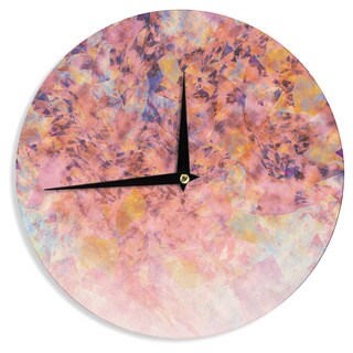 KESS InHouse Nikki Strange 'Blushed Geometric' Wall Clock - Bed Bath ...