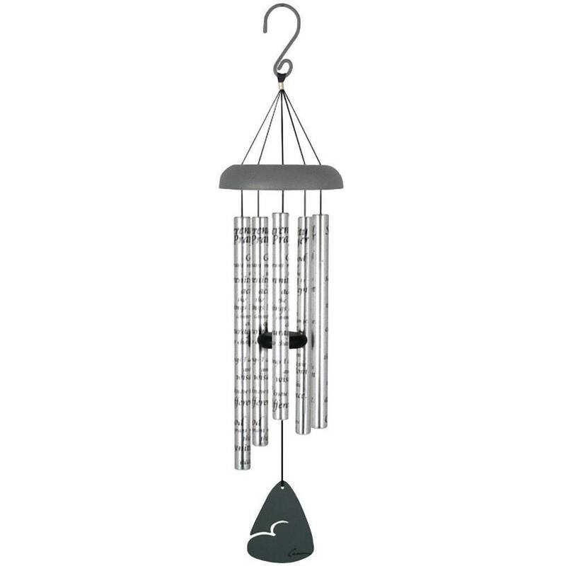 Carson Home Accents Serenity Prayer 30 Inch Sonnet Wind Chime ...